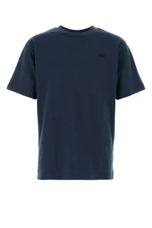 NEW BALANCE Navy Cotton T-shirt - Blue