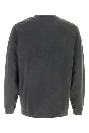Maison Kitsuné Charcoal Cotton T-shirt
