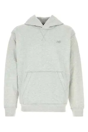 NEW BALANCE Melange Light Cotton Sweatshirt - Grey
