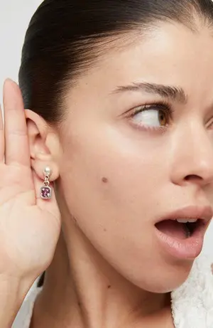 UNODE50 Crystal Dangle Earrings