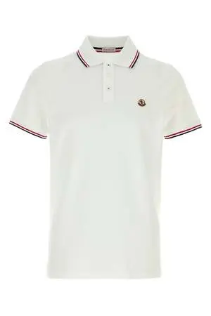 Moncler Piquet Polo Shirt - White