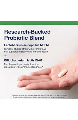 METAGENICS Ultraflora Balance Probiotic Shelf-stable Daily Gut Health Supplement 30 Capsules