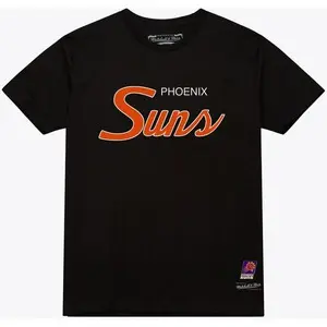 Mitchell & Ness Phoenix Suns Vintage Wordmark T-shirt - Black