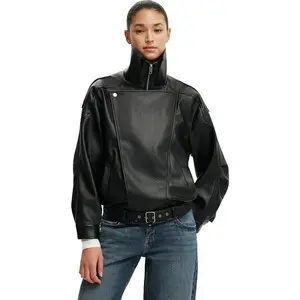 COTTONON Cotton On Cove Biker Jacket - Black