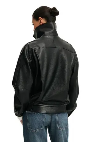 COTTONON Cotton On Cove Biker Jacket - Black