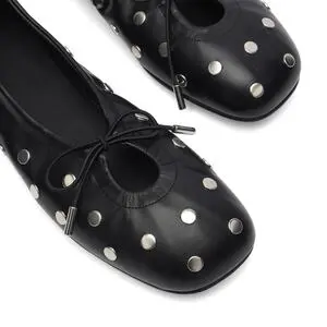 ALOHAS Rosalind All Studs Leather Ballet Flats