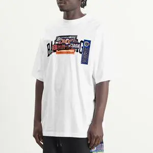 Balenciaga Bumper Stickers T-shirt - White