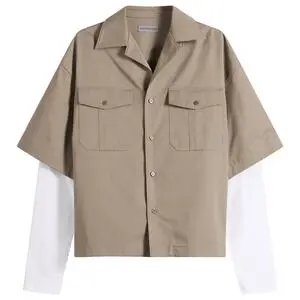 Balenciaga Double Layer Bowling Shirt