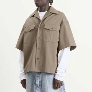 Balenciaga Double Layer Bowling Shirt