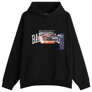 Balenciaga Bumper Sticker Regular Fit Hoodie