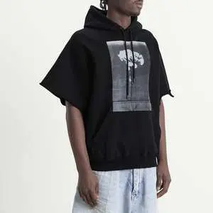 Balenciaga Cutaway Short Sleeve Hoodie