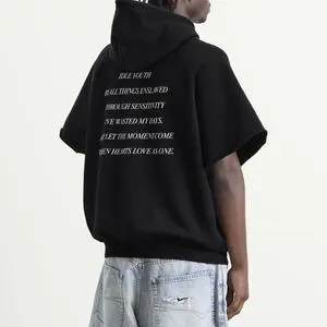 Balenciaga Cutaway Short Sleeve Hoodie
