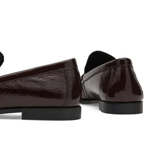 VAGABOND SHOEMAKERS Brandi Patent Leather Loafer - Chocolate