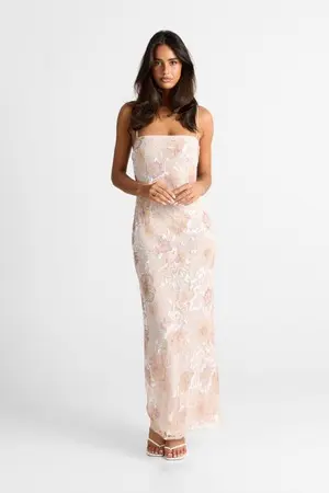 SASHA THERESE Orion Maxi Dress - Blush