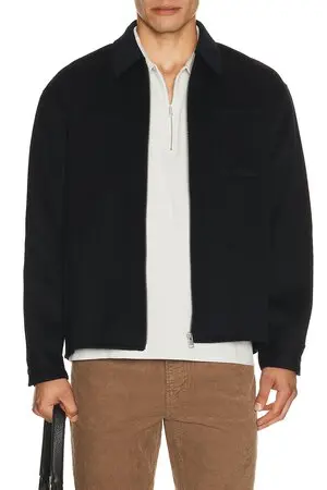 FRAME Double Face Zip Shirt Jacket