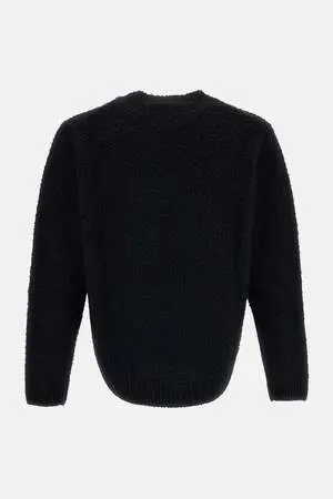 ORIGINAL VINTAGE Brushed Crew-neck Sweater - Nero