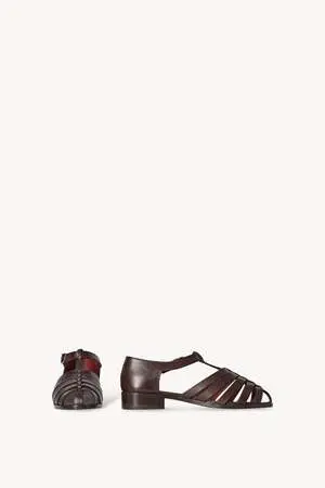 THE ROW Sandales Phoebe - Chocolat