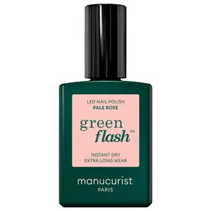MANUCURIST Green Flash Led Gel Nail Polish Color, Non-toxic Nail Polish - Pale Rose