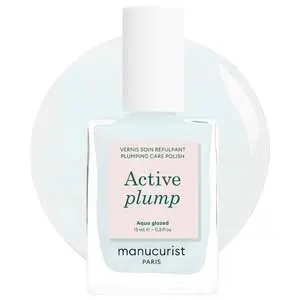 MANUCURIST Active Plump Plumping & Collagen Infused Treatment Nail Polish - Aqua Glazed
