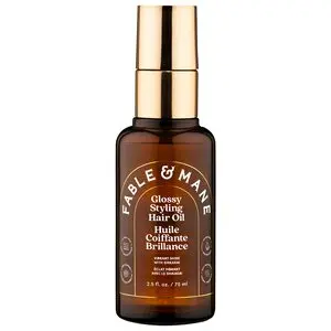 FABLE & MANE Weightless Glossy Styling Oil For Fine To Medium Hair - One-color