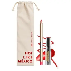 AORA MÉXICO Acaríciame Más Chili-infused Solid Lip Serum & Háblame Longwear Lip Liner Duo - One-color