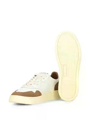 AUTRY Medalist Low Sneakers In Leather And Suede - White