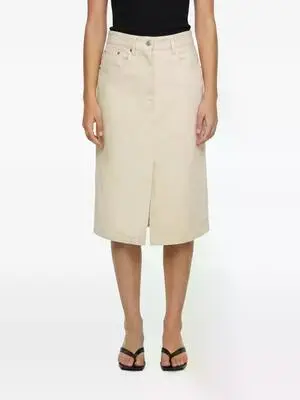 A.p.c. Denim Split Skirt