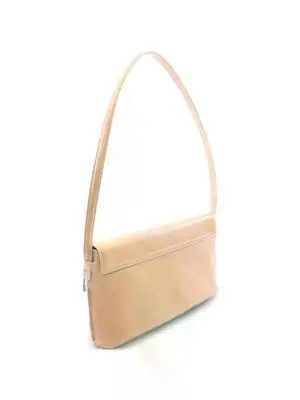 Loewe 2000s Logo-detail Shoulder Bag - Neutrals