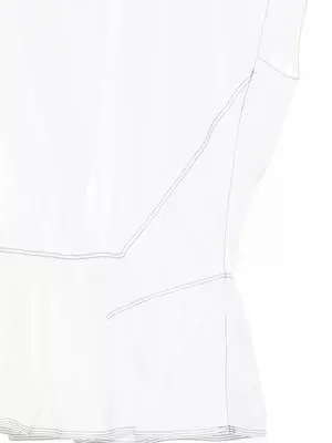 LESS Peplum-hem Blouse