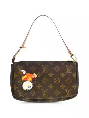LOUIS VUITTON 2004 Panda Monogram Pochette Accessoires Tote Bag
