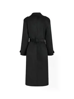 Karl Lagerfeld Belted Long-sleeve Coat