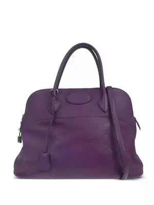 Hermès 35 Bolide Tote Bag - Purple