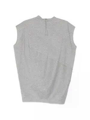 LESS Sculptural Crew-neck Vest