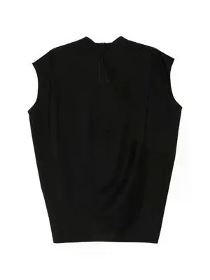 LESS Sculptural Crew-neck Vest