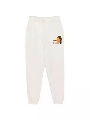 MELT Graphic-print Track Pants - Neutrals