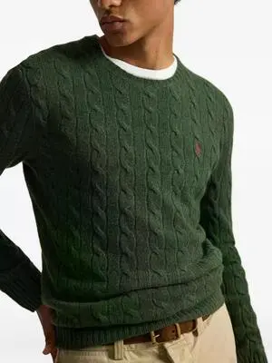 Polo Ralph Lauren Cable Knit Embroidered Pony Sweater
