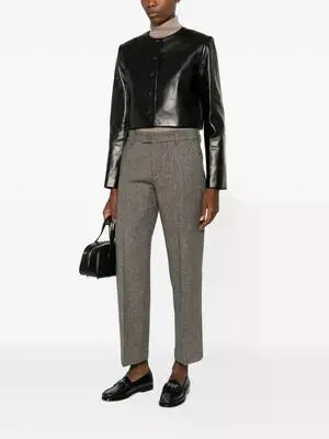 BERWICH Alice Herringbone Pattern Trousers