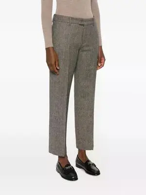 BERWICH Alice Herringbone Pattern Trousers