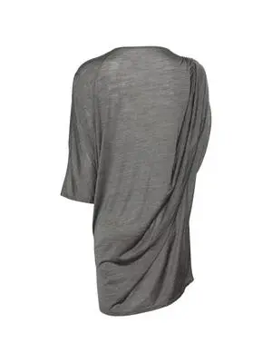 LESS Asymmetric Draped T-shirt