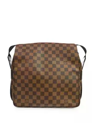 LOUIS VUITTON 1999 Damier Naviglio Shoulder Bag - Brown