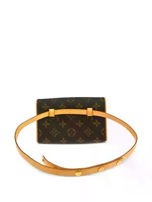 LOUIS VUITTON Monogram Florentine Belt Bag - Brown