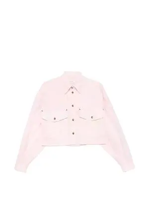 Versace Crop Button-down Shirt