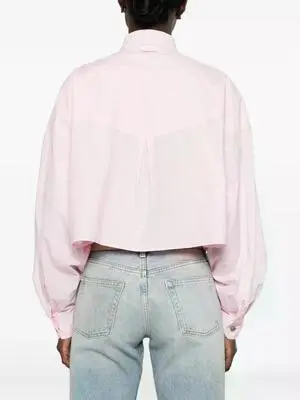 Versace Crop Button-down Shirt