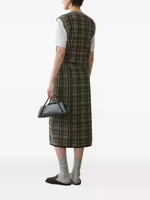 LESS Plaid Layered Effect T-shirt