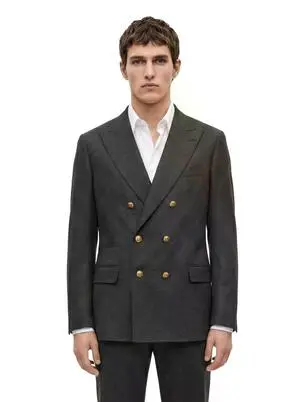 Brunello Cucinelli Double-breasted Peak-lapel Blazer