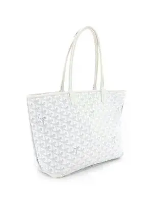 Goyard Artois Coated Canvas Pm Tote Bag - White