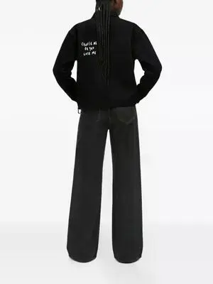 Karl Lagerfeld X Pietro Terzini Low-rise Wide-leg Jeans