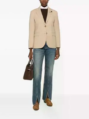 LARDINI Rocco Flower-detail Blazer