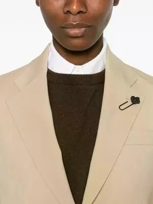 LARDINI Rocco Flower-detail Blazer