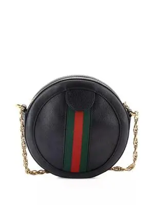 Gucci Gucci Ophidia Round Shoulder Bag Mini Crossbody Bag Black